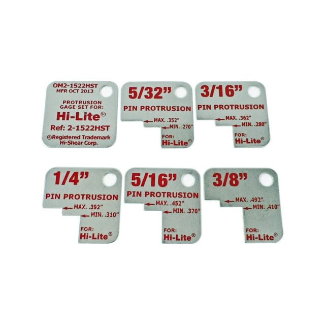 Protrusion Gauges - Hi Lok Tools